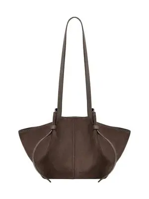 Yuzefi Mochi Bag In Suede Leather - Brown