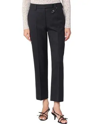 Prada Anthracite Wool Trousers - Grey