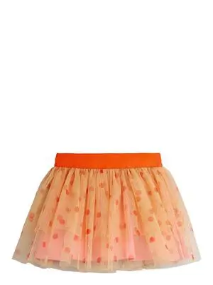MINI RODINI Polka Dot Tulle Skirt - Pink