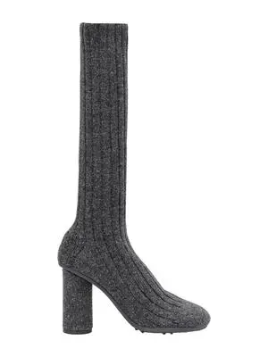 Bottega Veneta Wool Blend Sock Effect Boot - Grey