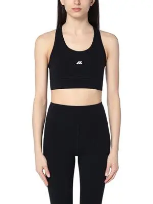 Balenciaga Activewear Sleeveless Top In Matt Nylon Blend - Black