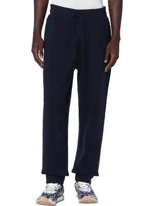 Burberry Navy Cashmere-blend Jogging Pants - Blue