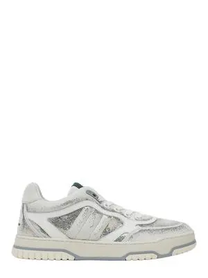 Gucci Re-web Glitter Sneakers - White