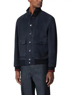 Gucci Leather Jacket - Blue