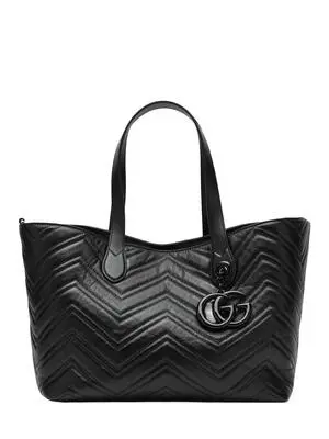Gucci Gg Marmont Shopping Bag - Black