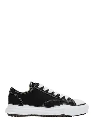 Mihara Yasuhiro Peterson Low Canvas Sneakers - Black