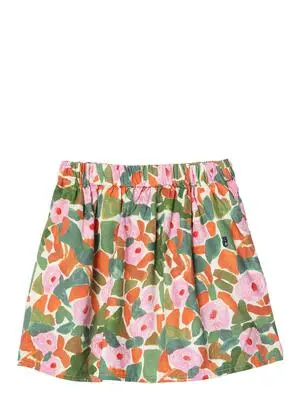 BOBO CHOSES Floral Print Organic Cotton Skirt - Multicolor