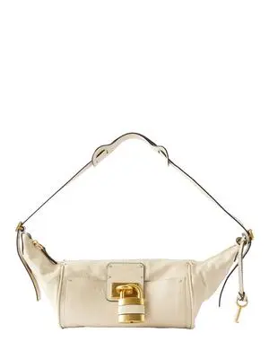 Chloé Paddington Leather Shoulder Bag - Neutrals