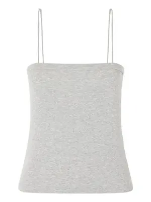 ST. AGNI Organic Cotton Square Neck Tank - Gray