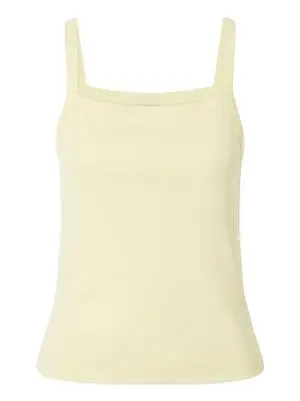 FLORE FLORE May' Organic Cotton-jersey Tank - Yellow
