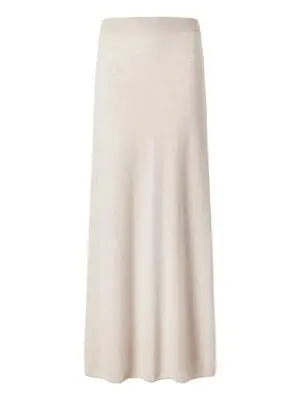 LISA YANG Cashmere Midi Skirt - Neutrals