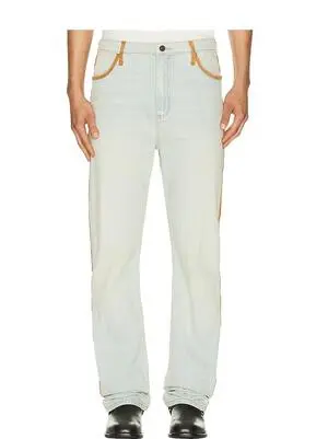 AUSTIN POST Leather Edge Highland Slim Cut Jean - Lived