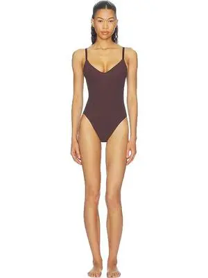 NEGATIVE UNDERWEAR Negative Underwear Base Cami Bodysuit Espresso