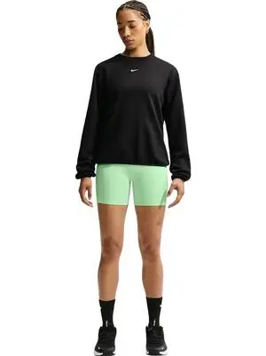 Nike Studio Fleece Sport Dri-FIT Crew-Neck Sweatshirt Black