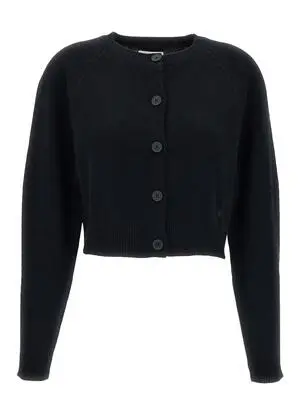 Loulou De Saison Loulou De Saison Heike Short Cardigan Nero