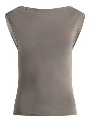ST. AGNI Organic Cotton Ballerina Top - Clay