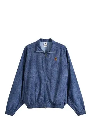 Nike Club Rules Aop Full Zip Jacket - Work Blue/volt/obsidian