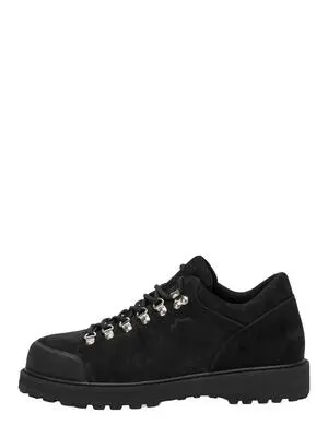 Diemme Diemme Cornaro Suede Lace-Up Hiking Shoes Black Suede