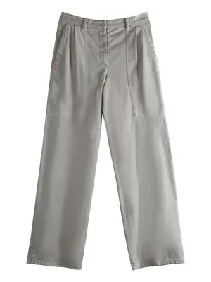 Brunello Cucinelli Straight Leg Trousers - Gray