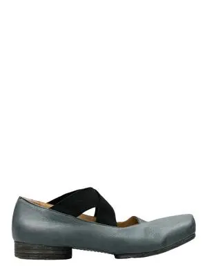 UMA WANG Square Toe Ballerina Shoes Blue