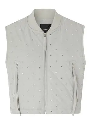 Pinko Amata Quilted Gilet - Gray