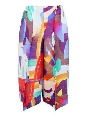 PLEATS PLEASE BY ISSEY MIYAKE Playground Shorts - Multicolor