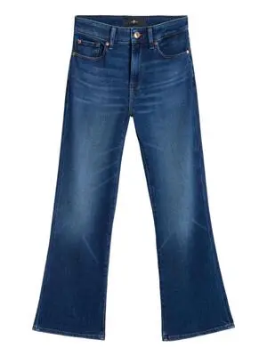 7 For All Mankind Cropped Boot In Slim Illusion Jeans - Current