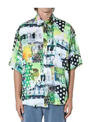 Martine Rose Boxy Wrap Shirt - Multicolor