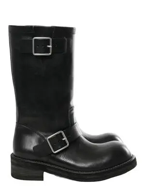 ANN DEMEULEMEESTER Sarith Biker Boots - Black