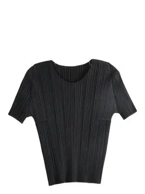 Issey Miyake Pleats Please By Issey Miyake Short Sleeve Shirt No