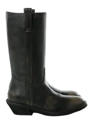 ANN DEMEULEMEESTER Latix Cowboy Boots - Black