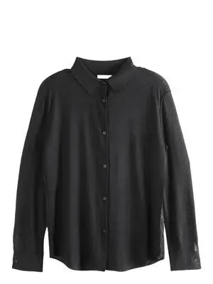 THE ROW Nafari Buttoned Shirt - Black
