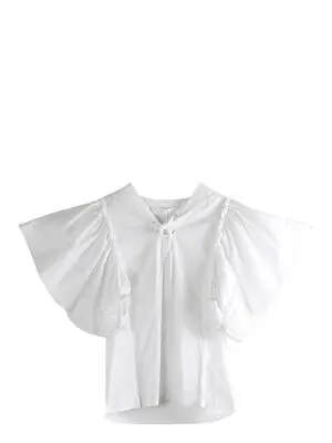 COMME DES GARÇONS Comme Des Garcons Tao Ruffled Sailor Collar Blouse