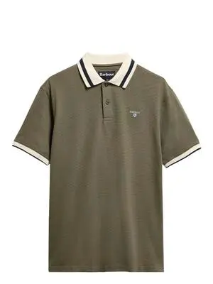Barbour Anthorn Tailored Polo Shirt - Gray Olive