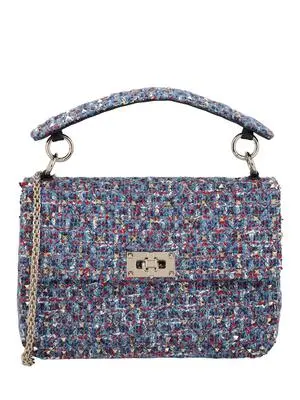Valentino Garavani Rockstud Spike Medium Shoulder Bag - Blue