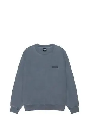 StÜssy Jumbo Crewneck Sweatshirt - Navy Blue