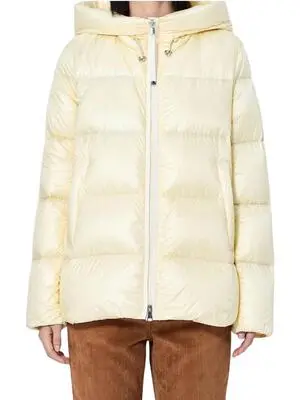 Moncler Serittes Short Down Jacket - White