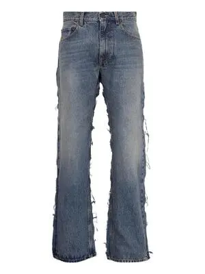 Vetements Cut-up Back Jeans - Gray