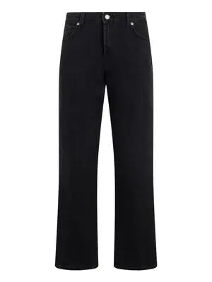 7 For All Mankind Straight Leg Jeans - Black