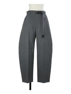 Sacai Belted Suiting Pants - Grey