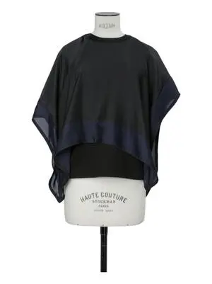 Sacai Satin X Cotton Jersey T-shirt - Black