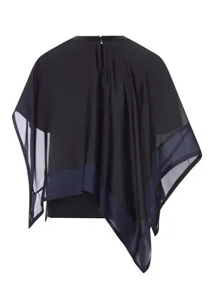 SACAI Sacai Asymmetric Crewneck Top