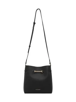 Strathberry Corda Bucket Leather Tote Bag - Black