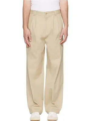 A.p.c. Ricky Pleated Trousers - Beige