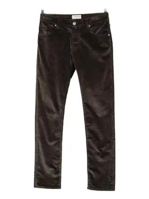 Jacob Cohen Straight Leg Corduroy Trousers - Black