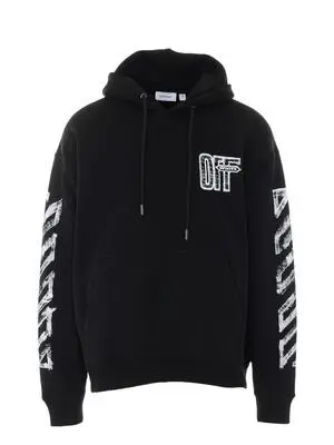 Off-White Motion Arrow Hoodie - Black
