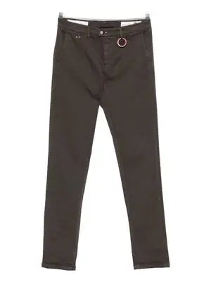 TRAMAROSSA Luis Logo-patch Tailored Trousers - Black