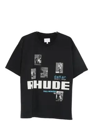 Rhude Crew Neck T-shirt - Black