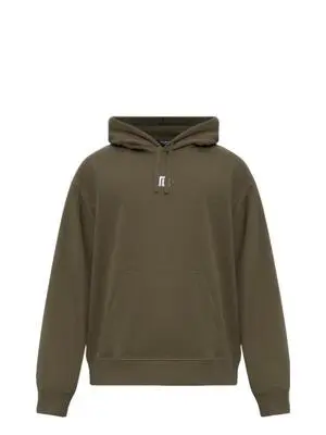 Balmain Hooded Sweatshirt With Drawstring - Green