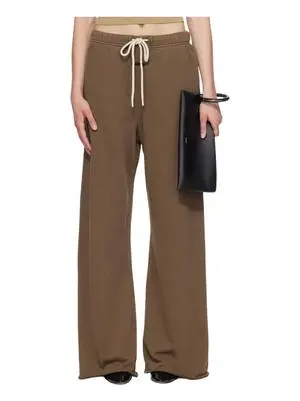 Fear Of God Drawstring Wide Leg Sweatpants - Washedmoss